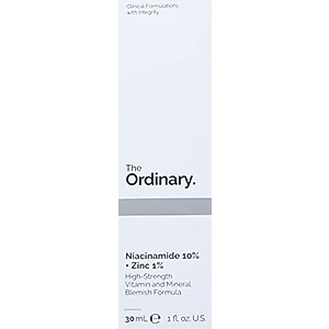 THE ORDINARY Niacinamide 10% + Zinc 1% 30ml, 1.01 Fl Oz (Pack of 1)