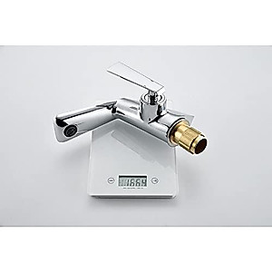 ItoNc Kitchen Sink Mixer Taps Bathroom Faucets Sink Tap, Brass Basin Water Faucet, Vanity Faucet Cold and Hot Water Tap, Bath Faucet Mixer with Hose Compatible with Balcony Laundry,Kitchen faucets