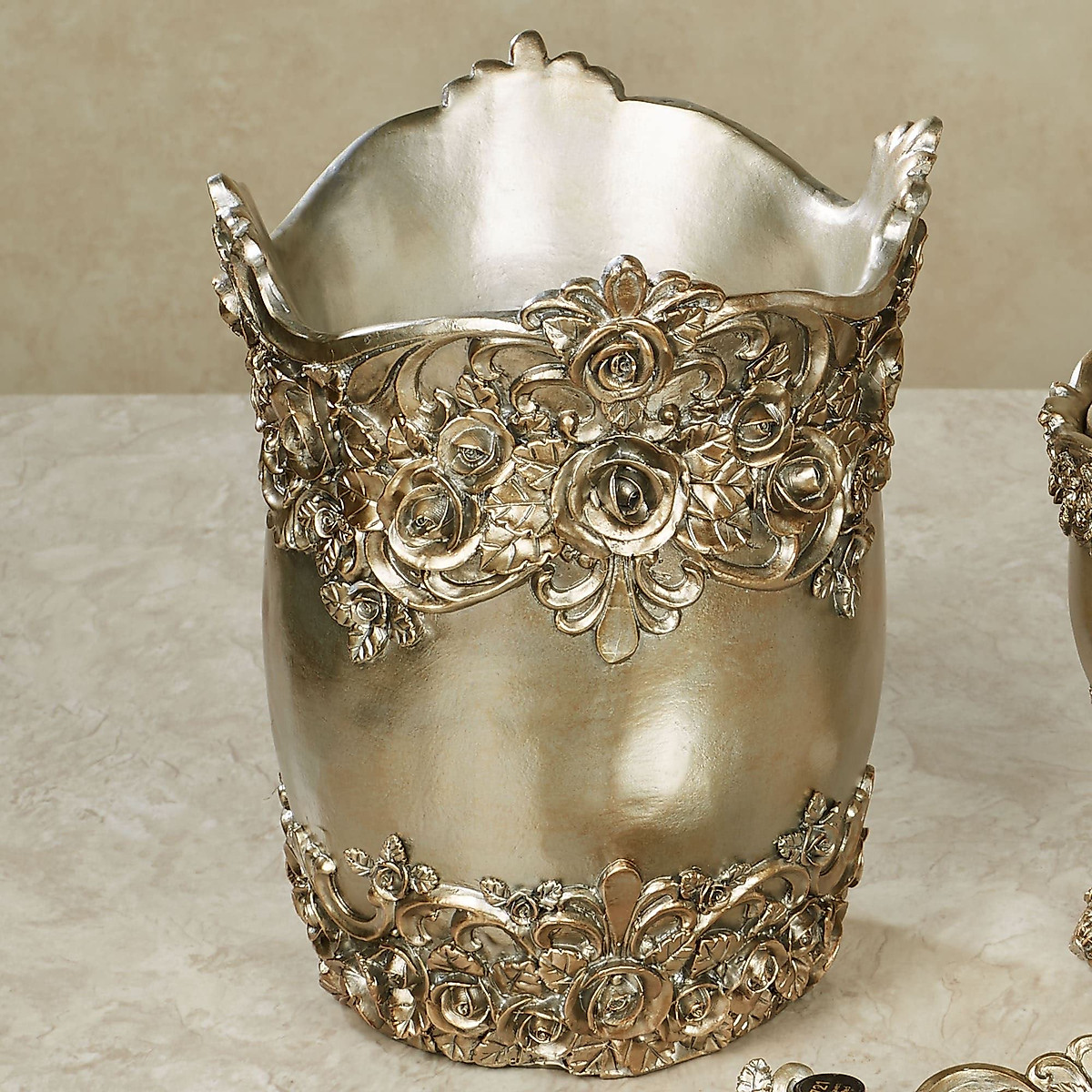 Touch of Class Victoria Rose Wastebasket Wastebasket