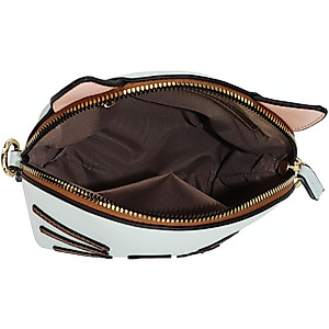 B BRENTANO Vegan Medium Cat 3D Ear Whisker Crossbody Bag (Blue)