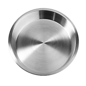 American METALCRAFT, Inc. American Metalcraft 744 Pizza Pans, 7.625" Length x 7.625" Width, Silver