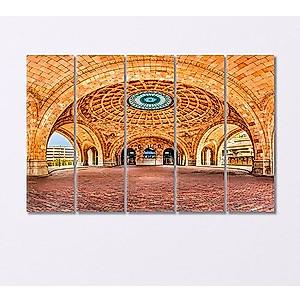 Historic Pittsburgh Train Station USA Canvas Print 1 Panel / 36x24 inches