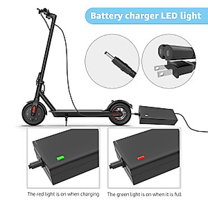 42V 2A Electric Scooter Charger Compatible with GOTRAX GXL V2, G2, G3, G4, Apex, Glider, XR Elite, XR Ultra Compatible with Most 36 Volt Electric Scooter