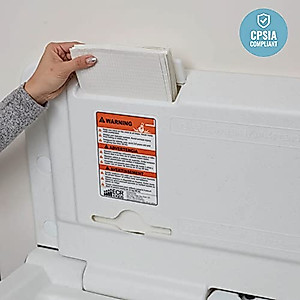 ECR4Kids 2-Ply Disposable Sanitary Liner, Changing Station Tissue, White, 500-Pack