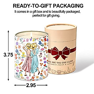 Candles Gifts for Sisters - Sister Gifts from Sister - Christmas Candles Gifts for Women Sister - Funny Birthday Gift for Her Sister - Lavender Candles Gifts for Sister Friends