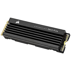 Corsair MP600 PRO LPX 1TB M.2 NVMe PCIe x4 Gen4 SSD - Optimized for PS5 (Up to 7,100MB/sec Sequential Read & 5,800MB/sec Write Speeds, High-Speed Interface, Compact Form Factor) Black