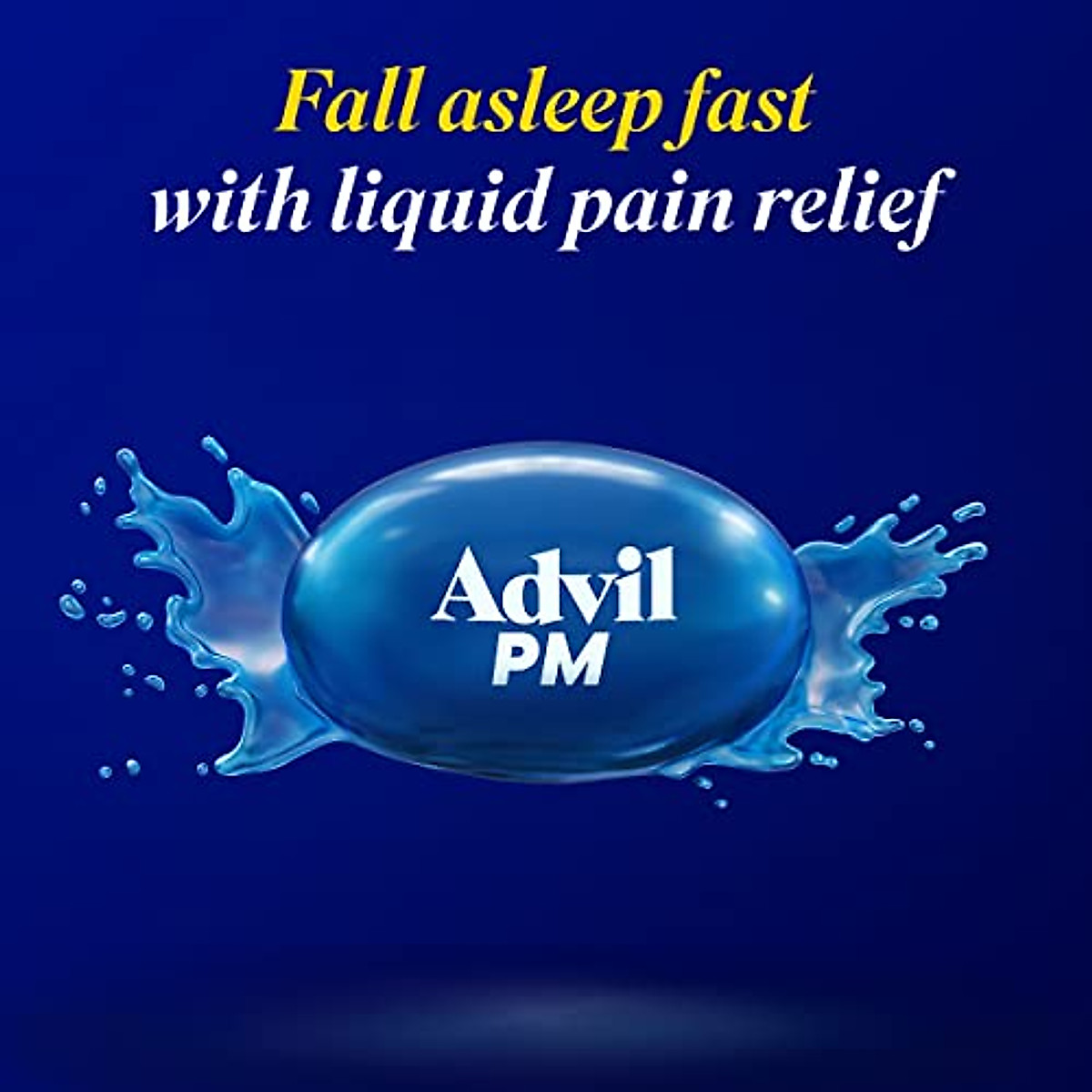 Advil PM Liqui-Gels Pain Reliever and Nighttime Sleep Aid, Pain Medicine with Ibuprofen for Pain Relief and Diphenhydramine HCL for a Sleep Aid - 2x80 Liquid Filled Capsules