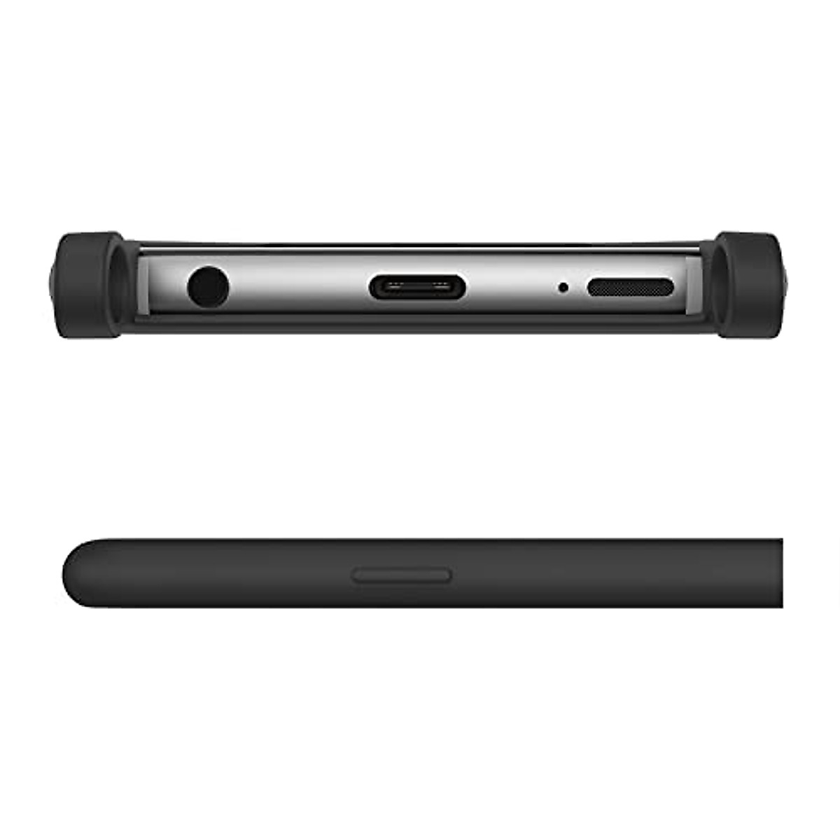 ZTOFERA Crossbody Case for Samsung Galaxy S10 with Lanyard Strap Adjustable Rope Liquid Silicone Soft Cover Black