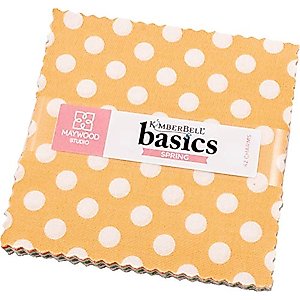 Kim Christopherson KimberBell Basics Kim's Picks Spring Charm Pack 42 5-inch Squares Maywood Studio
