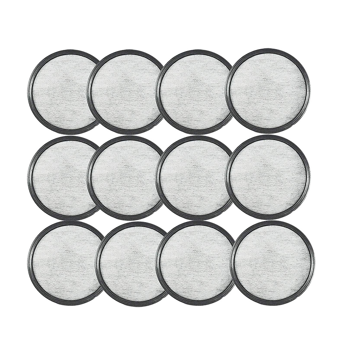 Replacement Filters For Mr Coffee Filters Replacement Mr.Coffee Charcoal Filters Mr. Coffee Filter Disks Cartridge Water Filter Discs For Mr. Coffee 4-12cups Coffee Maker Machine -12Pack