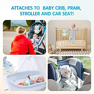 Cry Activated Sensor Toys, Olele Baby Sleep Soothers, Baby Sound Machine Toys, Night Light Soother, Baby Girl & Baby Boy Gifts for Shower & Registry, Baby Nursery Soother for Infant (Owl)