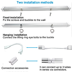 Taysing LED Interior Light Bar LED Shop Light 12 Volt Led Lights 20W 5000K 2ft Light Tube for Enclosed Trailer Lights Fixture for Camper Truck Van RV Trailer Cargo Cabient Motorhome Lorry 12V 3 Pack