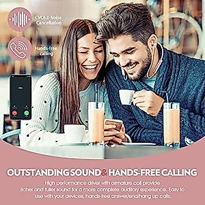 KLOKOL Bluetooth Headphones Neckband 20Hrs Playtime V5.0 Wireless Headset Sport Noise Cancelling Earbuds w/Mic for Gym Running Compatible with iPhone Samsung Android