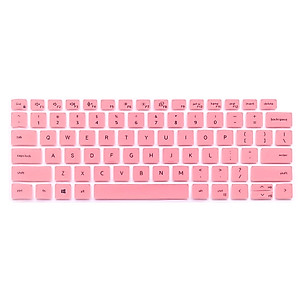 Keyboard Skin Cover Compatible for 2022 2021 Dell Latitude 5000 5320 5330 7330 13.3" Notebook, Dell Latitude 5320 Keyboard Accessories [Not fit Latitude 5420 7520 7410 7420 9520 9420 9510] (Pink)