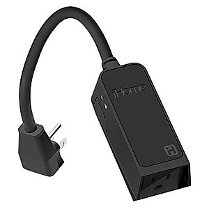 iHome iSP100 Wifi Outdoor Smart Plug, Water Resistant Featuring Alexa, Google Assistant and Siri Voice Control OPEN BOX