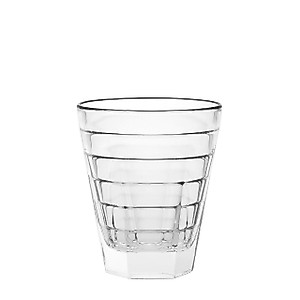 Barski - European Glass - Double Old Fashioned Tumbler Glasses - Uniquely Designed - Set of 6-11.5 oz. - Made in Europe