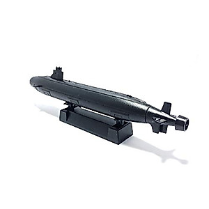 4D 1:700 Scale USS Virginia Class Submarine SSN-774 Battleship US Navy No.07 Miniature Toy Figure Model Kit