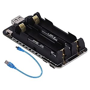 18650 Battery Holder Case with LED Indicator Battery Box for Raspberry Pi