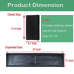 ITISBLTN 3 Pack Mouse Traps Extra Large 47” L x 11“ W Indoor Outdoor Glue Mouse Trap Strong Adhesive Mice Rat Traps for Home, Garden, Backyard, Garage, Storage Places