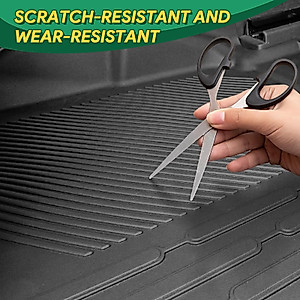 Navoroge Trunk and Seatback Mats for 2021 2022 2023 2024 Ford Bronco 4-Door, All-Weather Waterproof Cargo Trunk Mat Backrest Mat Bronco Interior Accessories