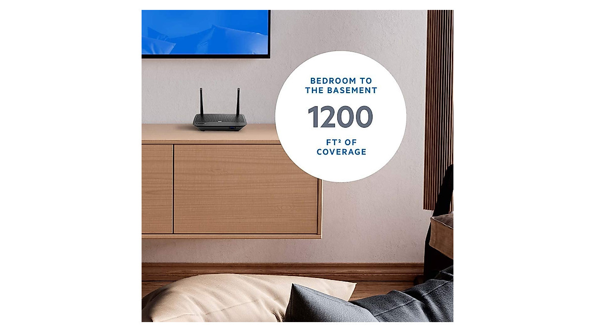 Linksys WRT1900AC Dual Band Router - Fast Wi-Fi Performance