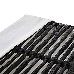 Home Zone Living Nursery Basket, 4-Pack, Black