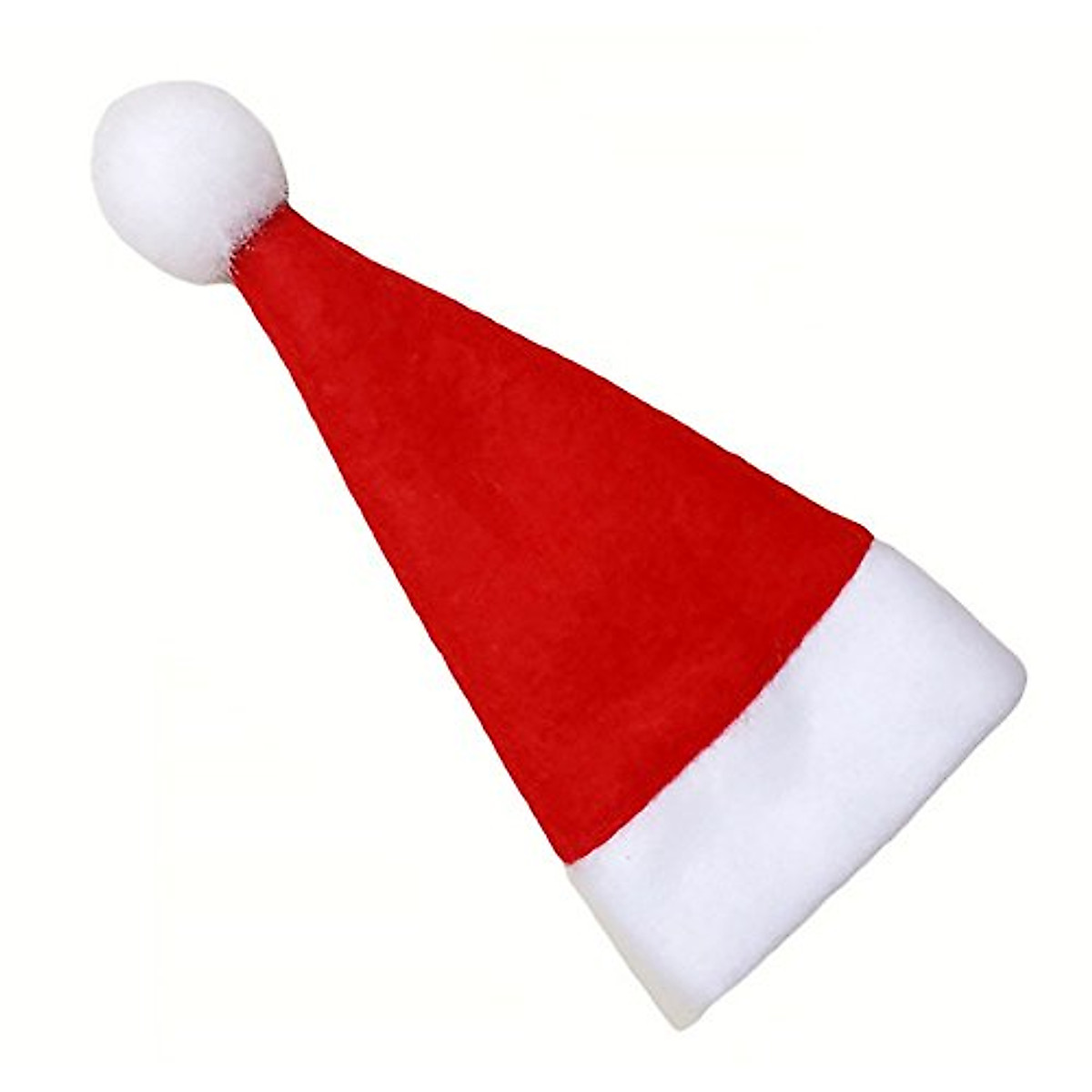 Weimay 10 Pcs Christmas Santa Hats Silverware Holders Tableware Holders Santa Claus Flatware Holder Christmas Socks Decorations Dinner Table Decorations Party Supplies