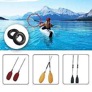 Tomato Palace Kayak Paddle Drip Rings, Canoe Paddles Drip Ring, Kayak Part Accessories (8 PCS)