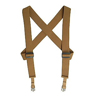 Rothco Combat Suspenders, Coyote Brown