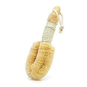 INGVY Dry Brushing Body Brush Creative Massage Body Brush Bathroom Sisal Rubbing Brush Natural