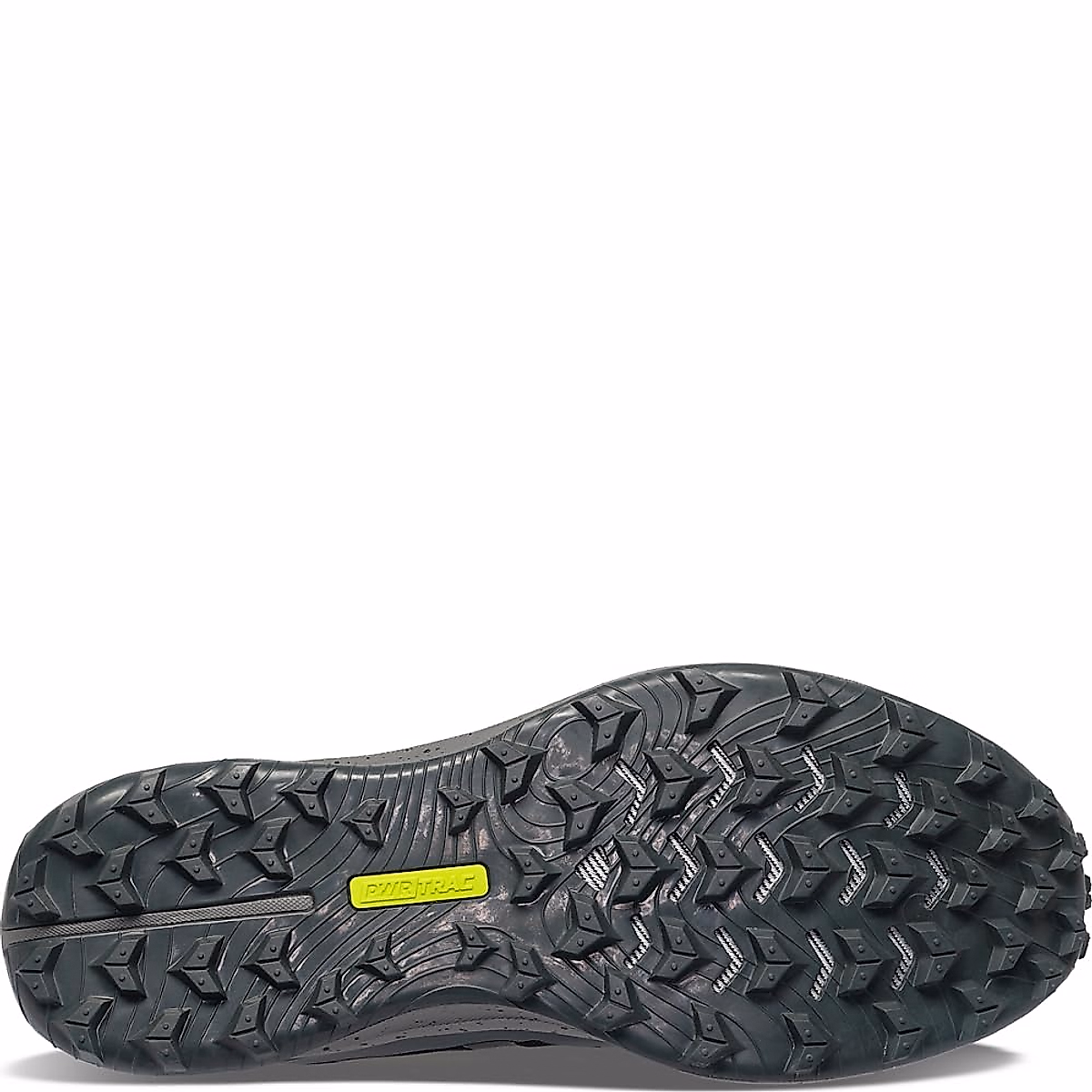 Saucony womens Peregrine 12 Running Shoe, Black/Charcoal, 8.5 US