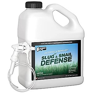 Exterminators Choice Slug and Snail Spray | 1 Gallon | Repels Most Common Types of Slugs and Snails | Natural, Non-Toxic Formula | Quick, Easy Pest Control | Safe Around Kids & Pets