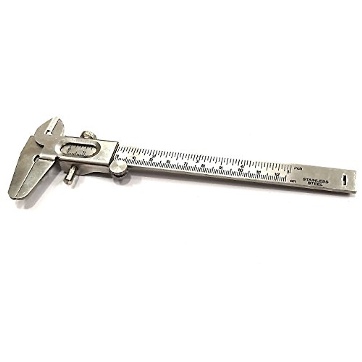 Quality Non Digital Vernier Caliper- Professional Metric -Imperial Measuring System Tools for Inside, Outside, Depth & Step Measurements (Stainless Steel Body)