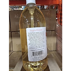 Phillip Adam Orange Vanilla Shampoo - Enriched with Apple Cider Vinegar - Boosts Shine - For All Hair Types - Sulfate Free & Paraben Free - 33.8 Ounce