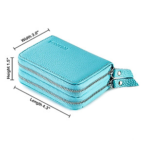 KALMORE Women's Wallets, SkyBlue, 4.25 x 3 x 1.50 inches