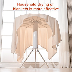 TBDXCJTQQ Tripod Clothes Drying Rack, Outdoor Clothes Drying Rack Saves Space and has Strong Load-Bearing Capacity-Drying Rack Clothing Travel Balcony Family Folding Drying Rack