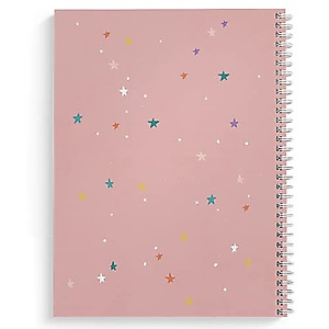 Softcover Made of Magic 8.5" x 11" Motivational Spiral Notebook/Journal, 120 Wide Ruled Pages, Durable Gloss Laminated Cover, White Wire-o Spiral. Made in the USA