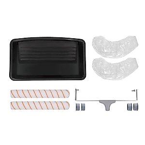 ROLLINGDOG 18 Inch Paint Roller - 18" Paint Roller Kit,Paint Tray Kit with 2pcs Tray Liners