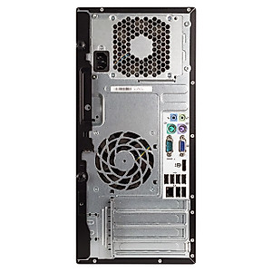 HP Pro 6200 Mini Tower Business High Performance Desktop Computer PC (Intel Core i3-2100 3.1GB Dual Core,6GB RAM DDR3,500GB HDD,DVD-ROM,Wi-Fi,Windows 10 Home 64)(Renewed)