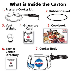 Hawkins Contura-SSC30 Pressure cooker, Small, Silver