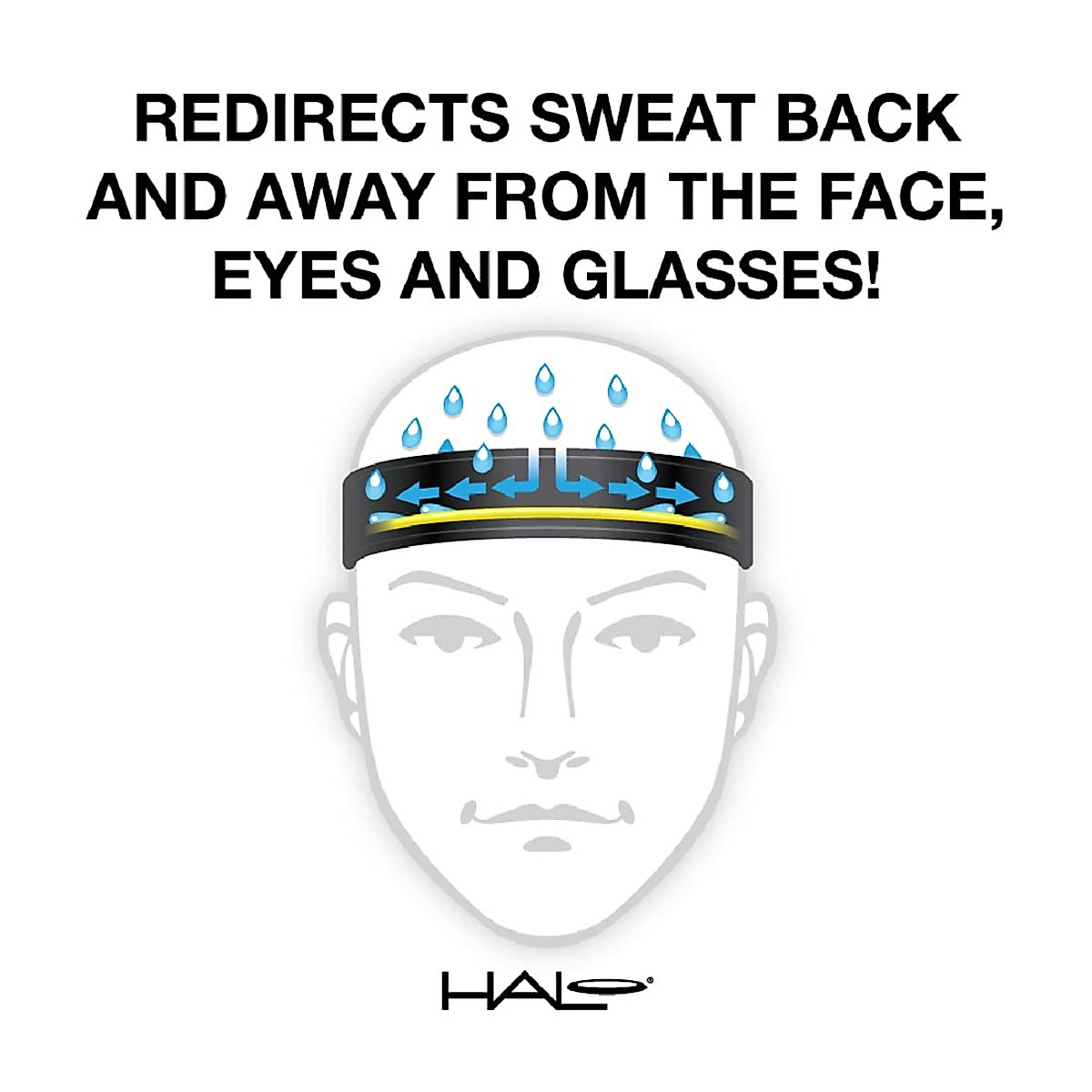 Halo Headband womens Visor Halo Headband, White, Large-X-Large US