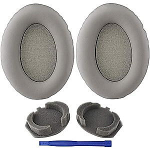 WH-1000XM3 Ear Pads, BUTIAO Replacement Protein Leather Ear Cushions Cups Memory Foam Earpads Earmuffs for Sony WH-1000XM3 WH1000XM3 WH 1000XM3 Over-Ear Headphones - Champagne