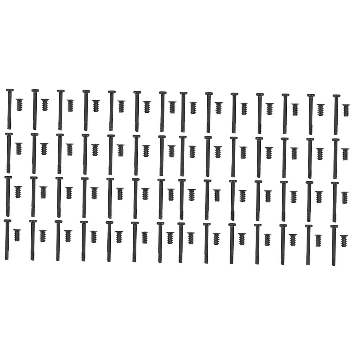 VILLCASE 120 pcs Fan Micro Screws Miniature Screws SSD Screws Small Screw self- Tapping Screws laptops Electrical Outlet Screws Linux Laptop Short Screws Notebook Computer CPU Short Hair