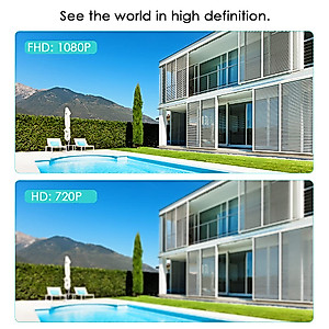 EVERSECU 1080P 2.0MP Wireless Light Bulb PTZ Security Camera with E27 Connector, Motion Auto Tracking, Two Way Audio, Night Vision, Tuya Smart Life App WiFi IP PTZ CCTV Camera (4 Pack)