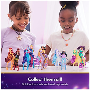 Unicorn Academy, Valentina & Cinder with 2 Accessories & Hair Tool, Dolls & Unicorn Toys for Girls Ages 4 and up