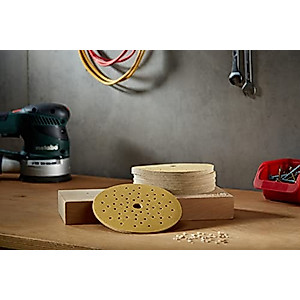 Bosch 2608621015 Pack of 50 Abrasive Discs for Sanding/Smoothing C470-150 mm, beige, 2608621019