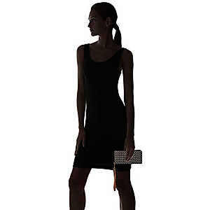 Fossil Women's Logan Leather RFID-Blocking Zip Around Clutch Wallet with Wristlet Strap