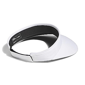 adidas Women's Wide Tour Visor, White, One Size