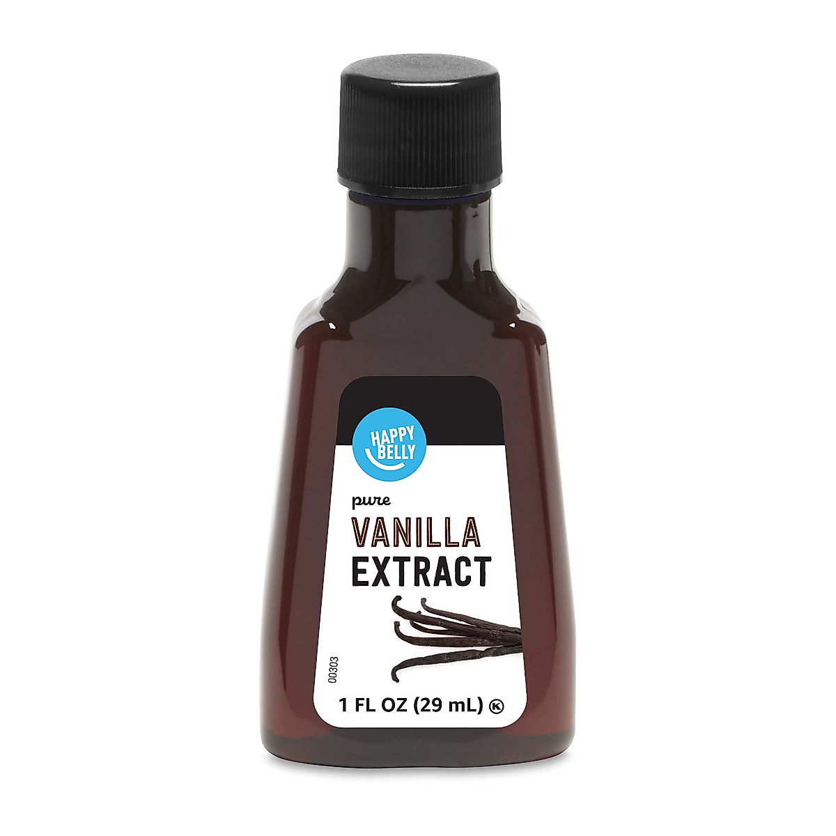 Amazon Brand - Happy Belly Pure Vanilla Extra, 1 fl oz (Pack of 1)