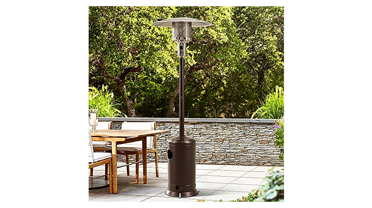 Sunjoy 47,000 BTU Patio Heater - Safety & Portability